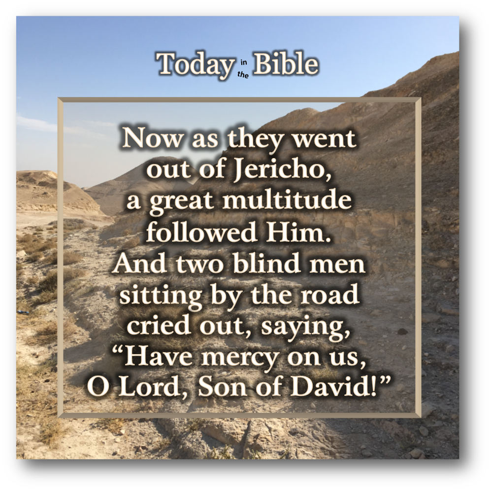 Adar II 28 – Have mercy on us, O Lord, Son of David… – Today in the Bible