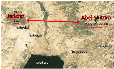 Nisan 5 – Go, view the land, especially Jericho… – Today in the Bible