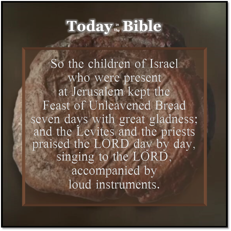 Iyyar 15 – Encouragements – Today in the Bible