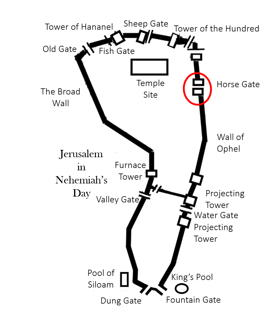 Elul 11 – Beyond the Horse Gate the priests made repairs – Today in the ...