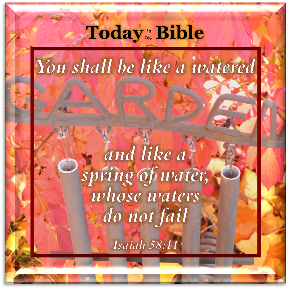 Tishrei 10 – Is this not the fast that I have chosen… – Today in the Bible